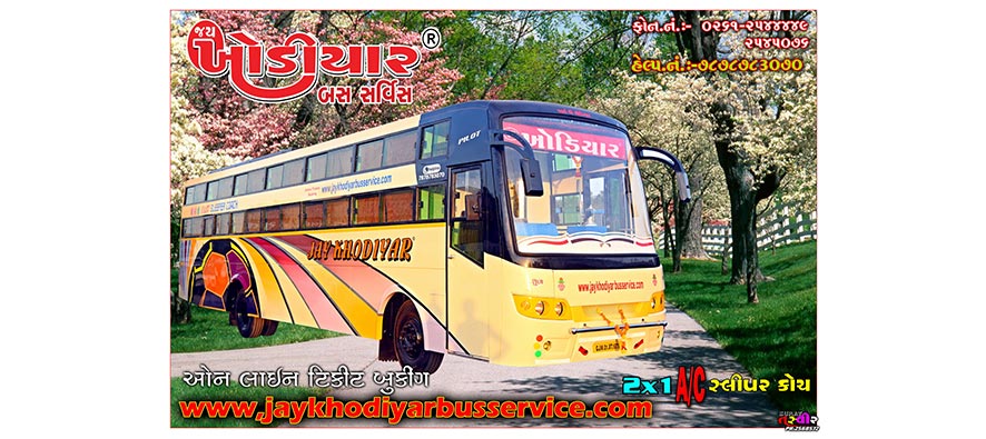 Jay Khodiyar Bus Service | ONLINE BUS TICKET BOOKINGS & TRAVEL SERVICES