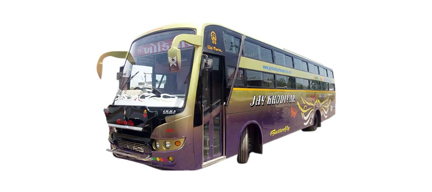 Photo Gallery, Bus Photos, Fleet Photos | Jay Khodiyar Bus Service