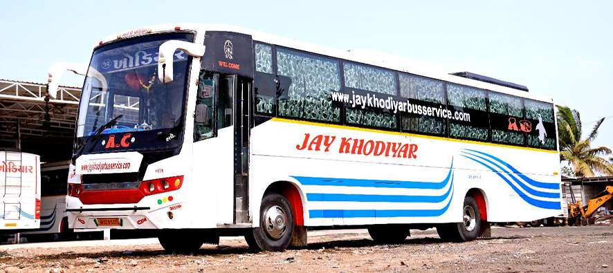 Photo Gallery, Bus Photos, Fleet Photos | Jay Khodiyar Bus Service