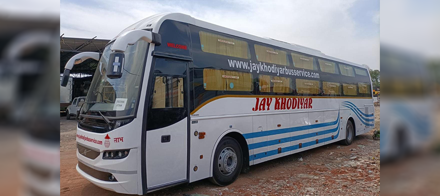 Photo Gallery, Bus Photos, Fleet Photos | Jay Khodiyar Bus Service