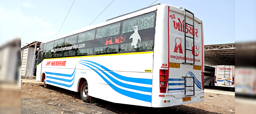 Photo Gallery, Bus Photos, Fleet Photos | Jay Khodiyar Bus Service