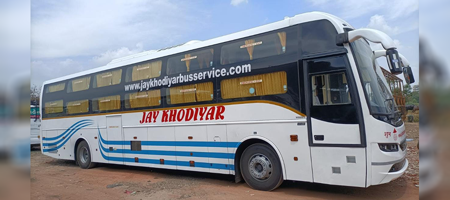 Photo Gallery, Bus Photos, Fleet Photos | Jay Khodiyar Bus Service
